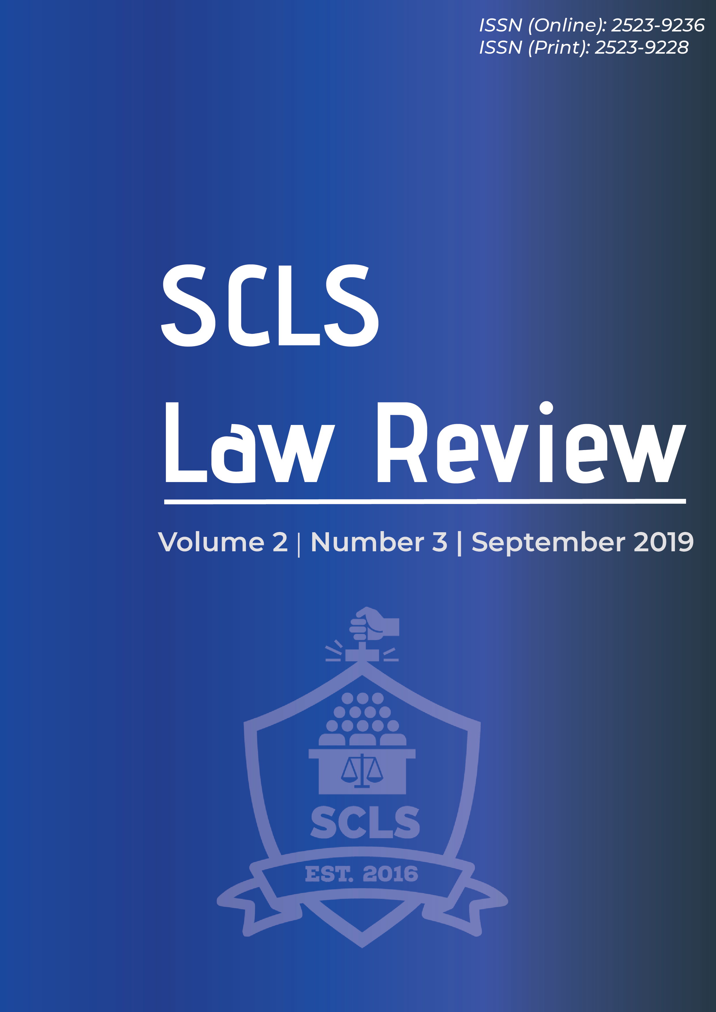 Law R-01 - SCLS